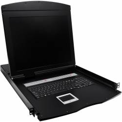 DIGITUS CONSOLA FORMATO RACK 19" LCD 19" TECLADO INGLES + TOUCHPAD