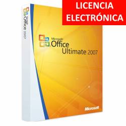 MICROSOFT OFFICE 2007 ULTIMATE - LICENCIA ELECTRONICA (NO DVD/COA ...